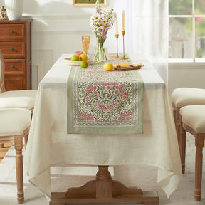 Daisy Party - Hand-Drawn Waterproof Table Runner – voytelier